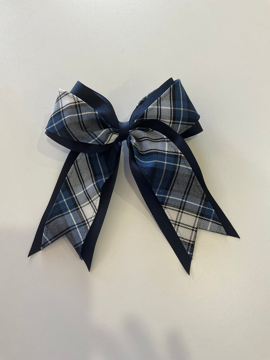 CCA Plaid Bow with Tails – Ivy School Uniforms
