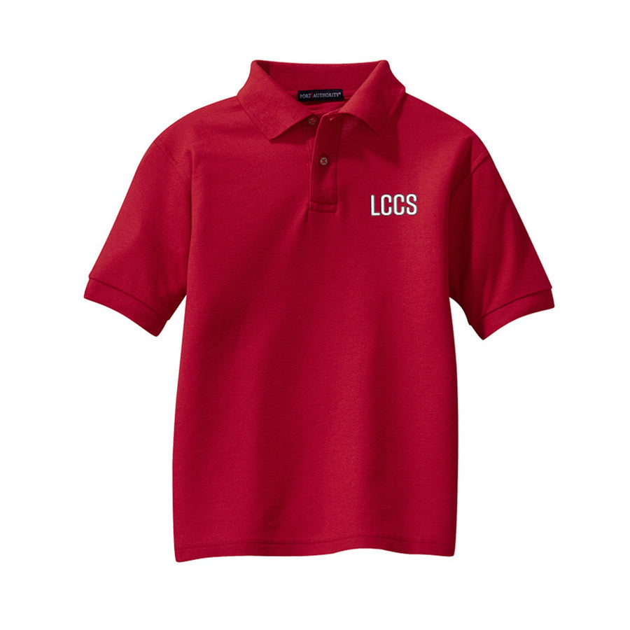 LCCS Adult SS Pique Polo – Ivy School Uniforms
